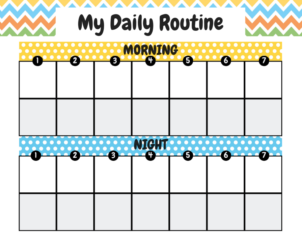 Chore Chart for Kids PRINTABLE - FREE PRINTABLE - Gogo Mama